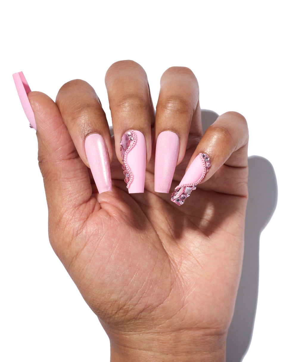 Pink Friday Nails by Nicki Minaj — Luxurious Press Ons by the Queen ...