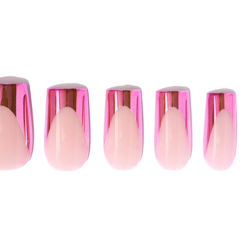 On My Tippies in Square - Cosmic Pink - M – Pink Friday Nails by Nicki ...